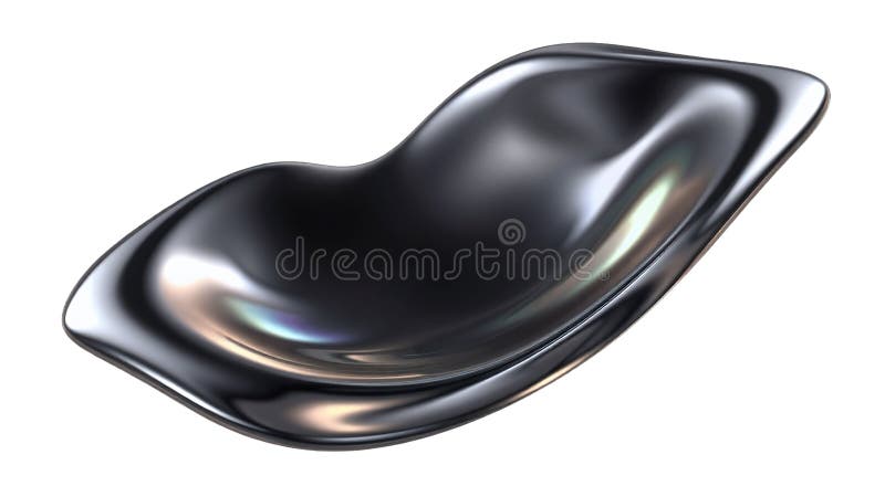 Liquid metal shape. stock image. Illustration of metal - 344839641