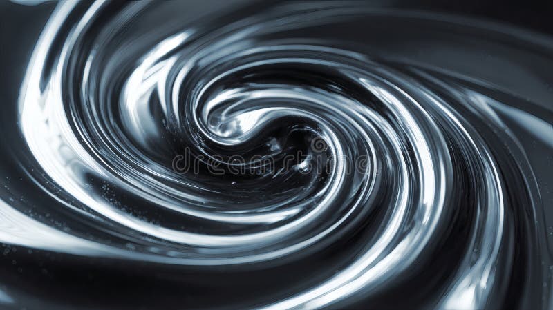 Liquid Metal Swirl Abstract Background Stock Image - Image of texture ...