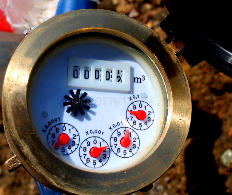 Liquid Meter stock photo. Image of dial, liquid, close - 23650664