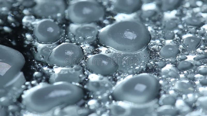 Liquid Moving Under the Microscope Stock Footage - Video of abstract ...