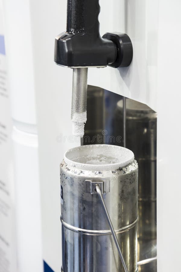 Liquid Nitrogen Generator ; Stock Photo - Image of frozen, biology ...