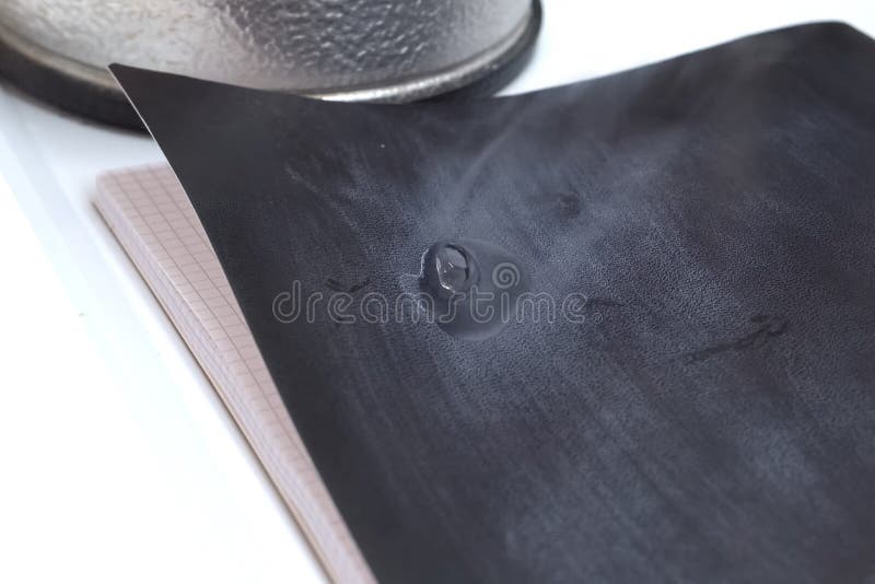 Liquid Nitrogen on Notebook Paper Stock Image - Image of colorful ...