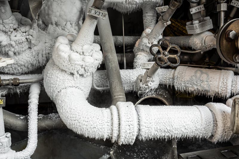 Liquid Nitrogen Refilling Process, Chemistry Technology Background ...