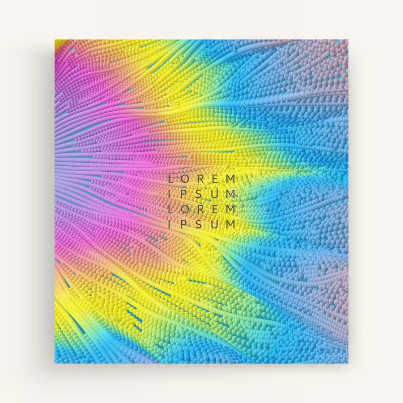 Liquid Paint Abstraction. Art Design. Texture with Dynamic Particles ...