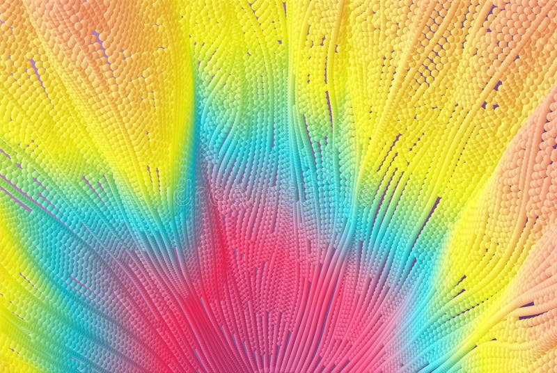 Liquid Paint Abstraction. Art Design. Texture with Dynamic Particles ...