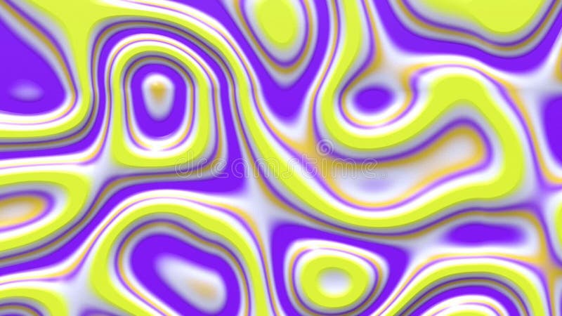 Liquid Paint Looping Animated Background. Fluid Flowing Wavy Texture ...