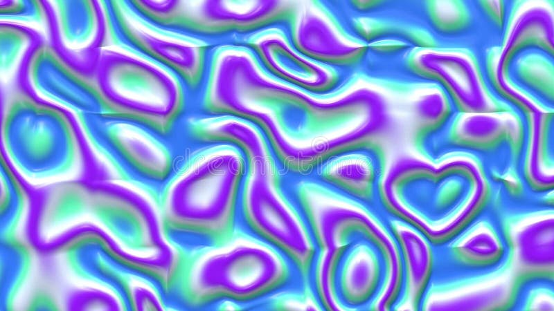 Liquid Paint Looping Animated Background. Fluid Flowing Wavy Texture ...