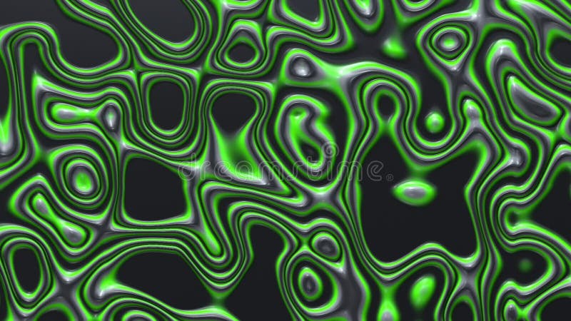 Liquid Paint Looping Animated Background. Fluid Flowing Wavy Texture ...