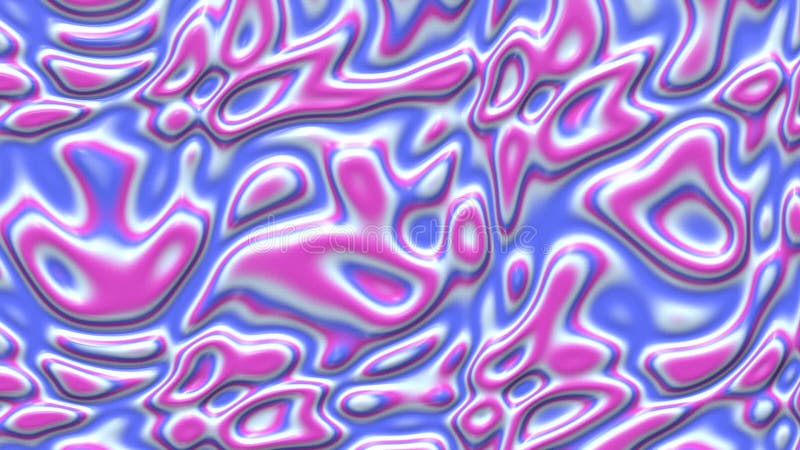 Liquid Paint Looping Animated Background. Fluid Flowing Wavy Texture ...