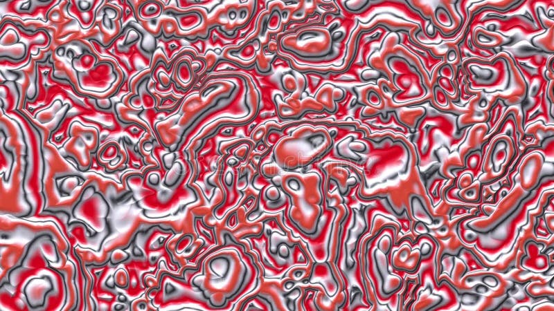 Liquid Paint Looping Animated Background. Fluid Flowing Wavy Texture ...