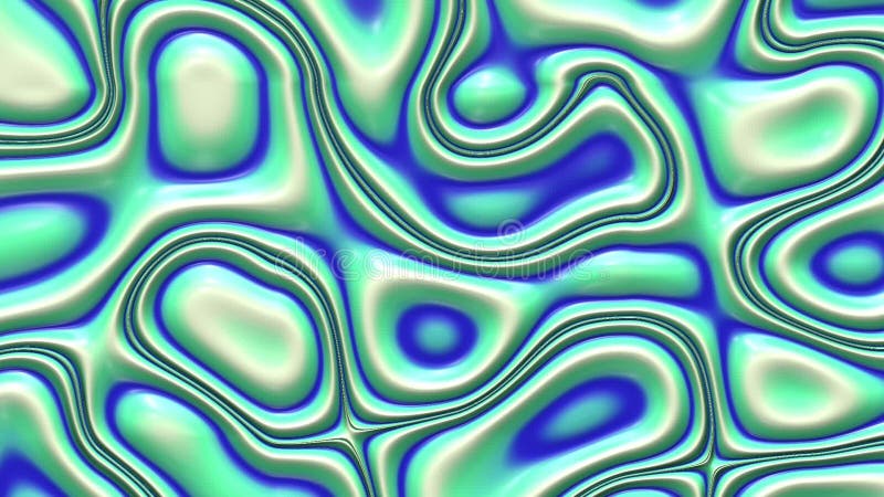 Liquid Paint Looping Animated Background. Fluid Flowing Wavy Texture ...