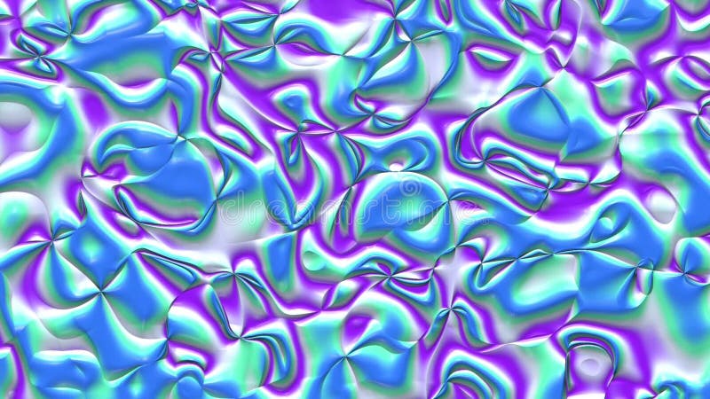 Liquid Paint Looping Animated Background. Fluid Flowing Wavy Texture ...