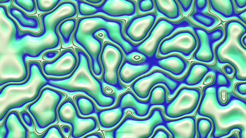 Liquid Paint Looping Animated Background. Fluid Flowing Wavy Texture ...