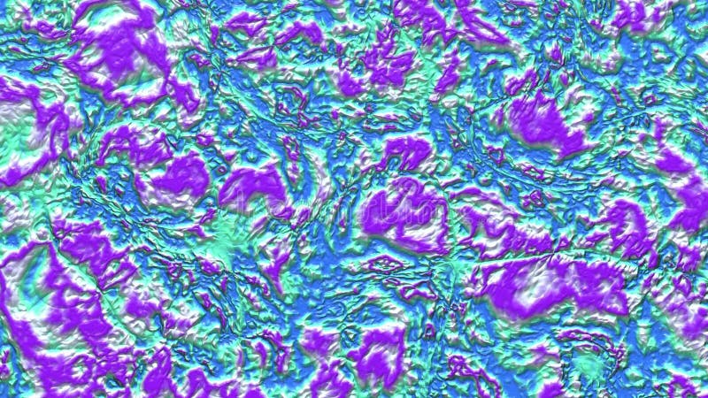 Liquid Paint Looping Animated Background. Fluid Flowing Wavy Texture ...