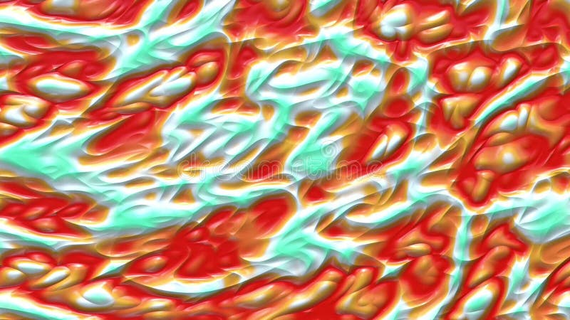 Liquid Paint Looping Animated Background. Fluid Flowing Wavy Texture ...