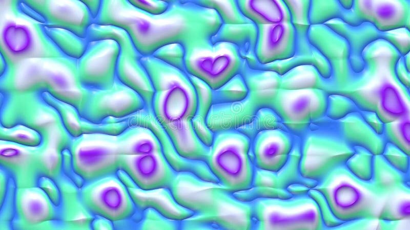 Liquid Paint Looping Animated Background. Fluid Flowing Wavy Texture ...