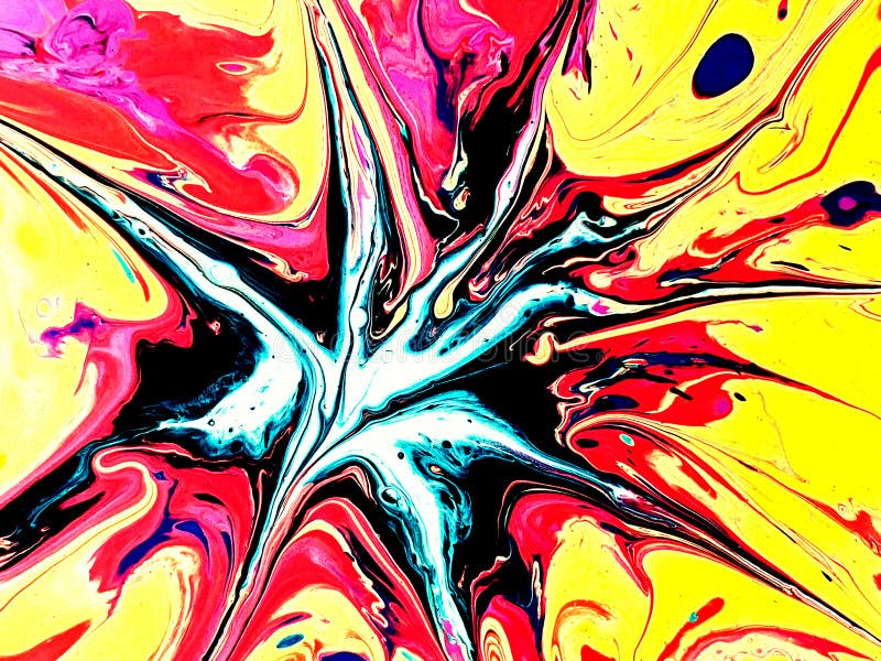 Liquid Paint Splash Graphics Effect. Stock Photo - Image of splash ...