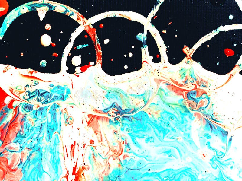 Liquid Paint Splash Graphics Effect. Stock Photo - Image of paint ...