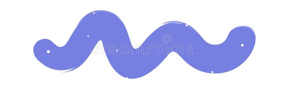Liquid Paint Stroke Wavy Underline Stock Vector - Illustration of fluid ...