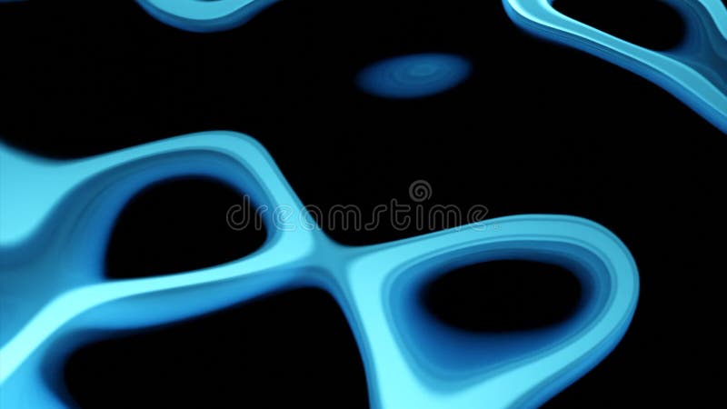 Liquid Pattern of Moving Lines. Design. Linear 3d Spots Move with ...