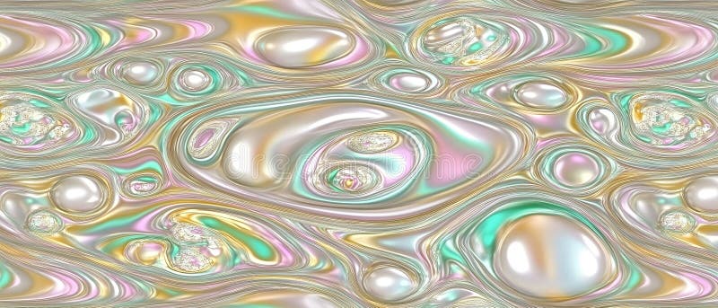 Liquid Pearl Swirl Iridescent Pastel Marble Background Texture Stock ...