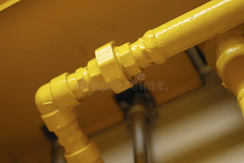 Liquid Petroleum Gas LPG Pipe Line and Safety Valve Stock Photo - Image ...