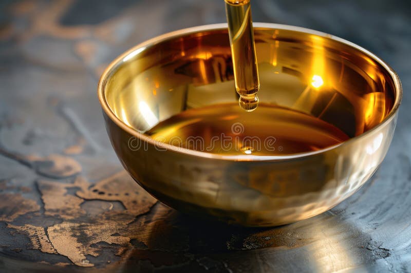 Liquid Pouring from Metal Bowl, Versatile Image for Various Projects ...