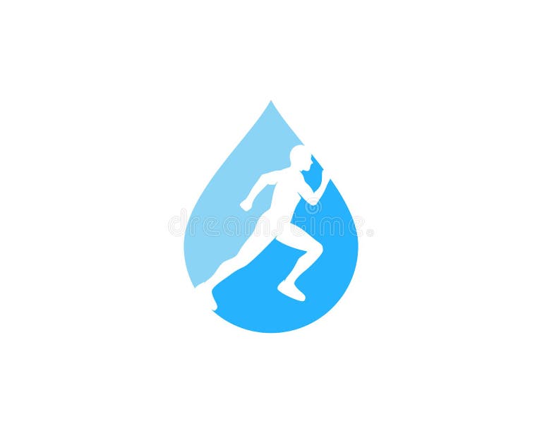 Liquid Run Logo Icon Design Stock Vector - Illustration of fitness ...