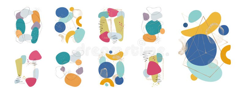 Liquid Shapes, Blobs and Brushes, Frame Design and Minimalist ...