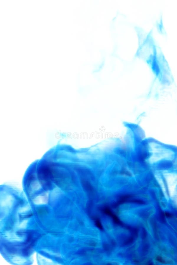 Liquid Smoke Ink Drop Effect Blue Stock Image - Image of shape, paint ...