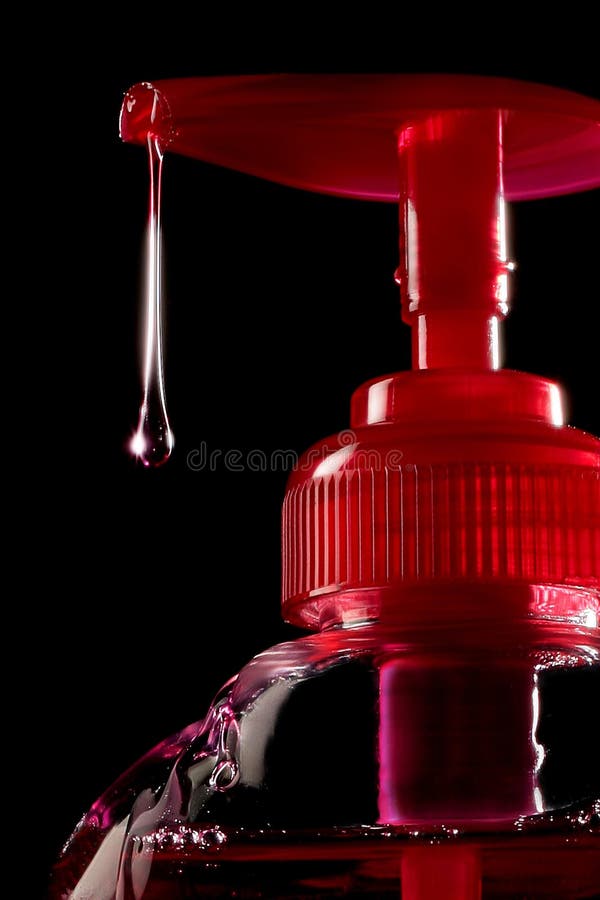Liquid soap drop bottle stock photo. Image of bath, aroma - 31399442