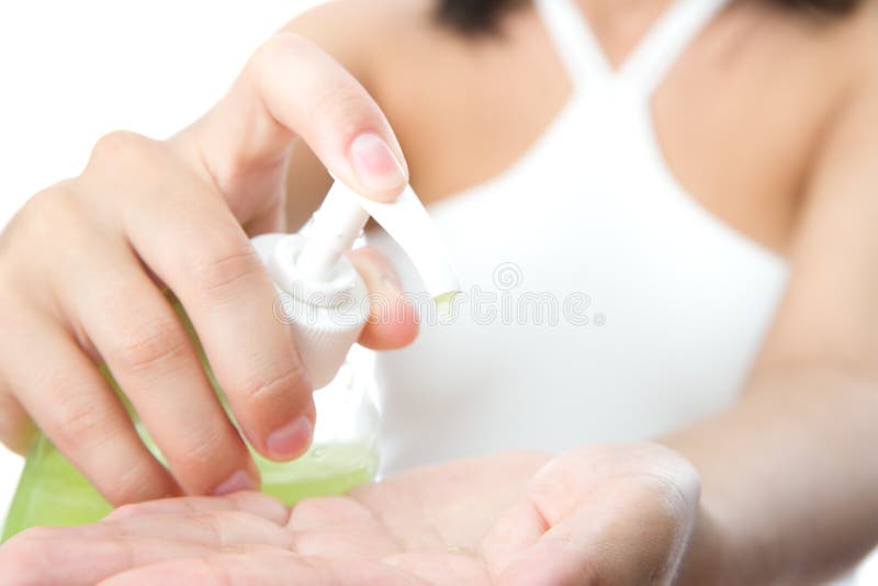 Soap in the female hands stock image. Image of care, fresh - 35563889