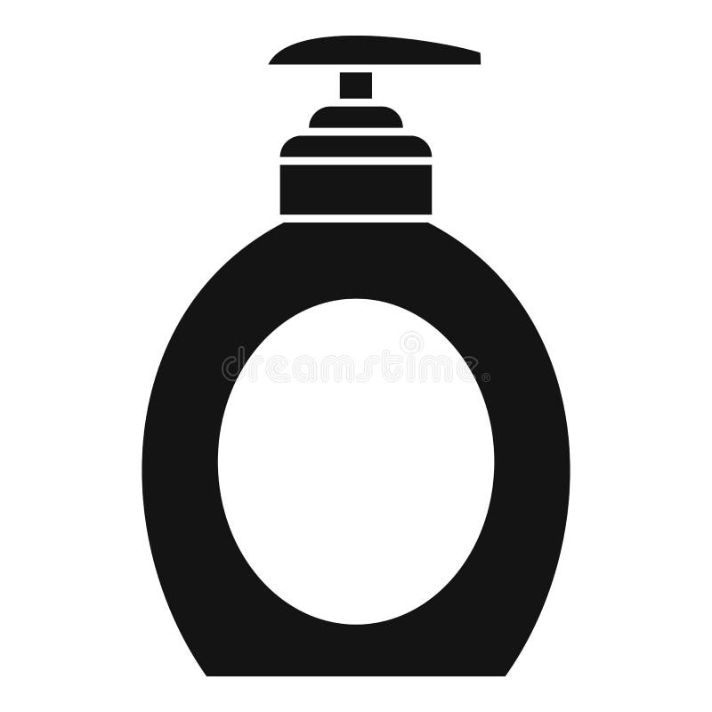 Liquid Soap Icon, Simple Style Stock Vector - Illustration of black ...