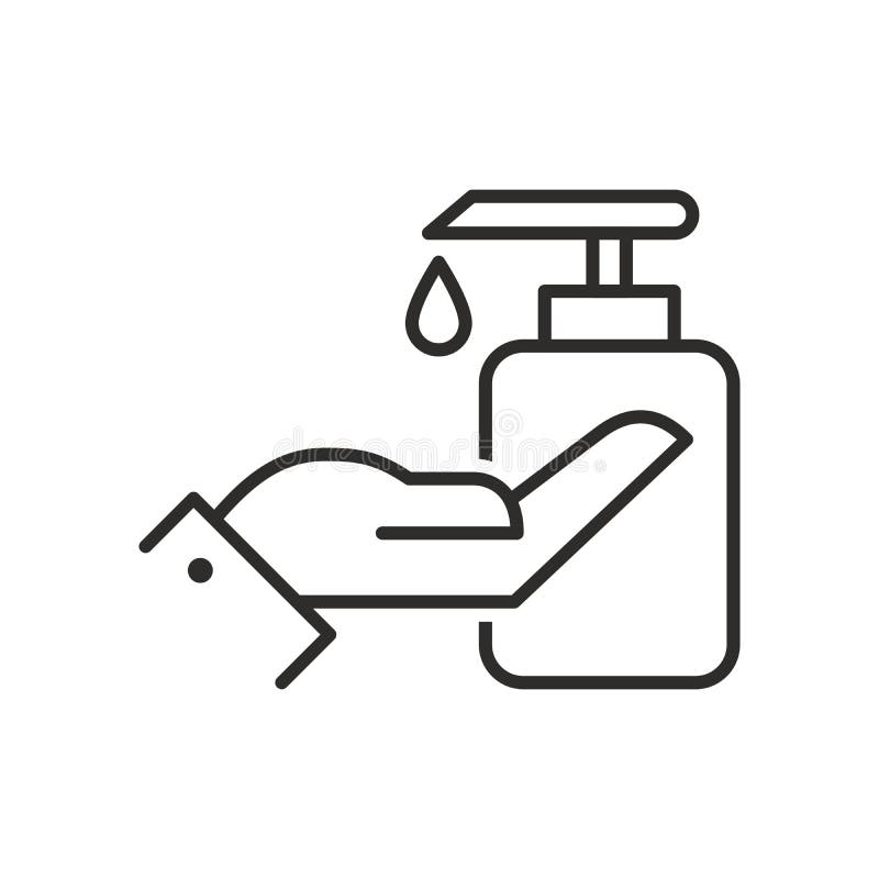 The Liquid Soap, Lotion, Cream, Shampoo Icon Stock Vector ...