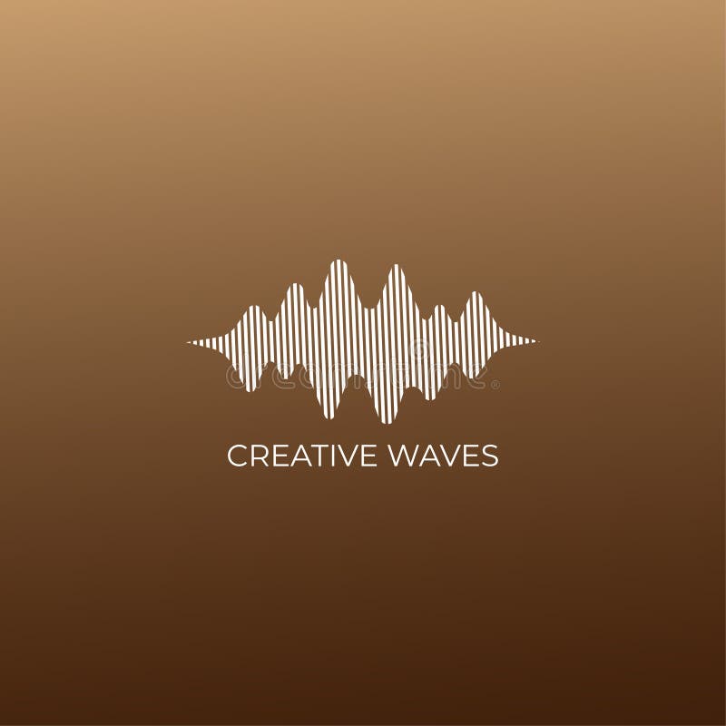 Sound Wave Logo Design Template, Cable Jack Logo Concept, Black and ...