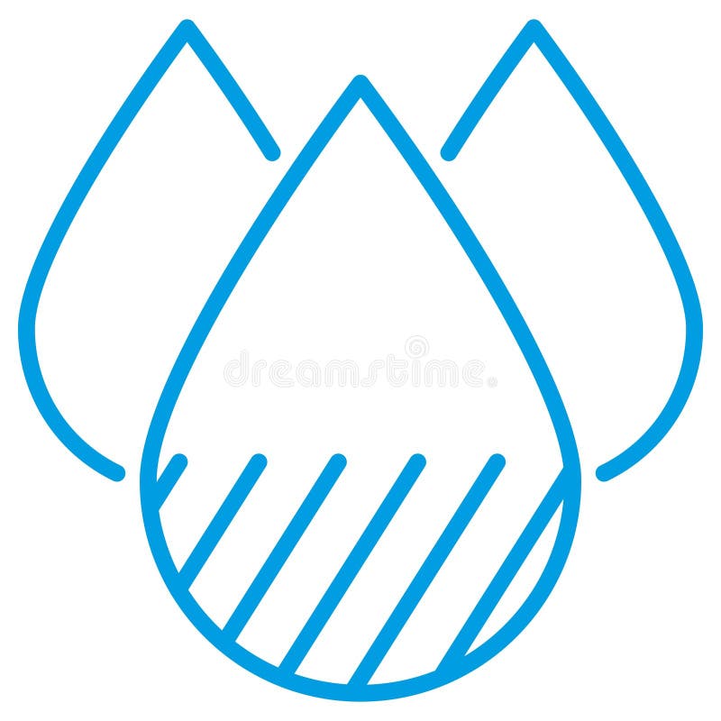 Liquid Specific Gravity Icon for Measuring Water Quality. Simple Vector ...