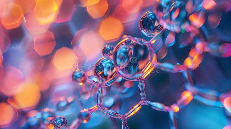 Liquid Spectrum: Abstract Metallic Texture Stock Illustration ...