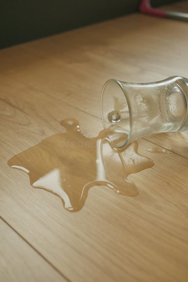 Liquid Spilled on a Floor , Stock Photo - Image of puddle, splash ...