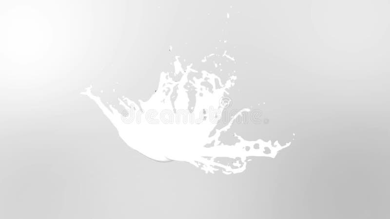 Liquid Splash of Chocolate, Mango, Milk on Green Screen 4K. Stock ...