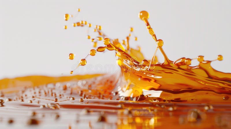 Liquid Splash and Foam on Surface Stock Photo - Image of splatter ...