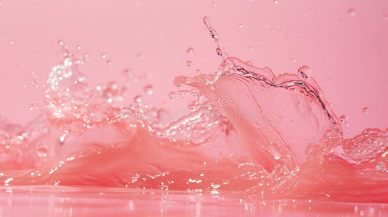 Liquid Splash Studio Shoot Solid Background Stock Photo - Image of ...