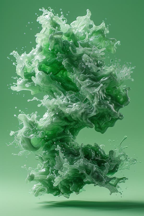 Liquid Splash Studio Shoot Solid Background Stock Photo - Image of ...