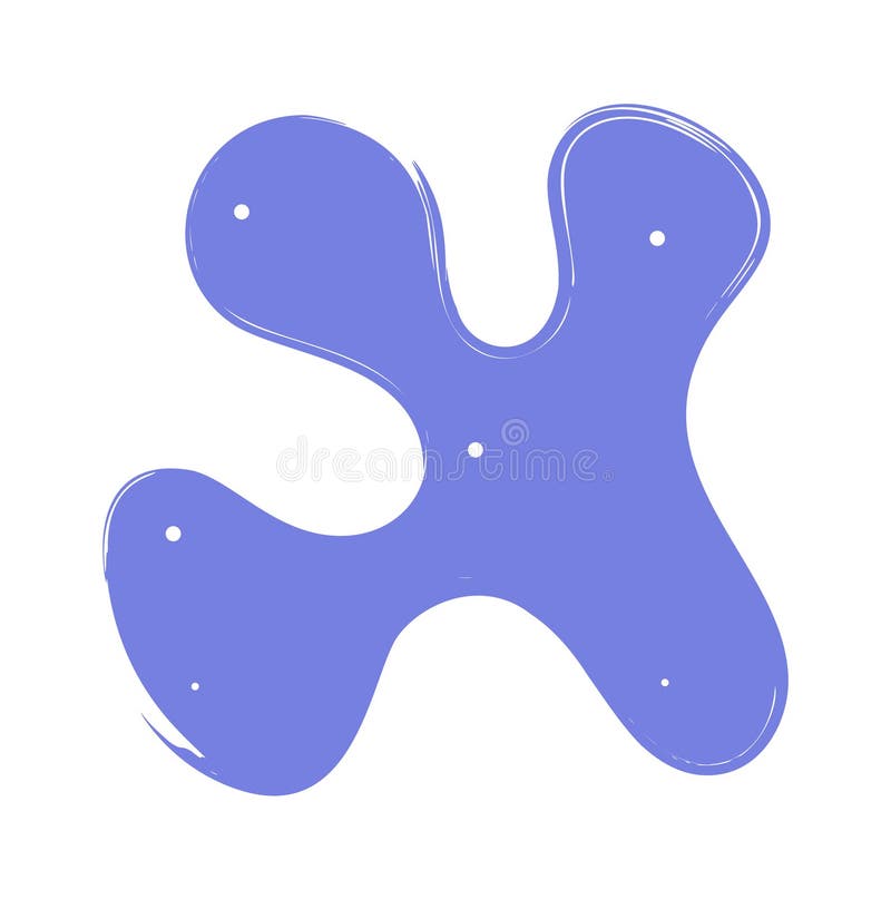 Liquid Splodge Form Irregular Shape Stock Vector - Illustration of ...