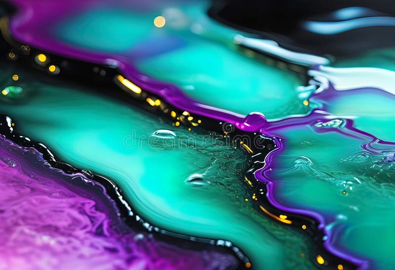 Liquid Stained Glass Texture, Abstract Creative Background Stock ...