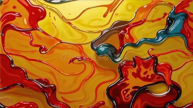 Liquid Stained Glass Texture, Abstract Creative Background Stock ...