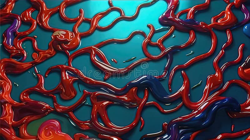 Liquid Stained Glass Texture, Abstract Creative Background Stock ...