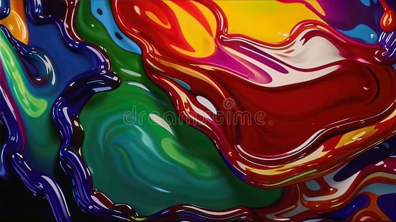 Liquid Stained Glass Texture, Abstract Creative Background Stock ...