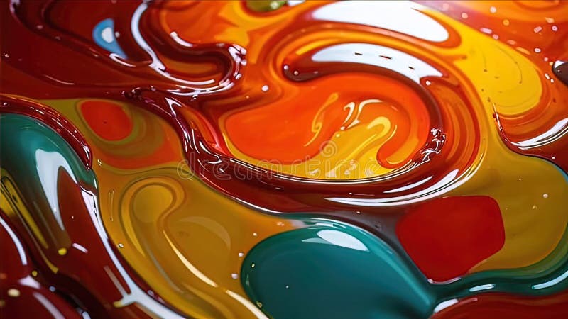 Liquid Stained Glass Texture, Abstract Creative Background Stock ...