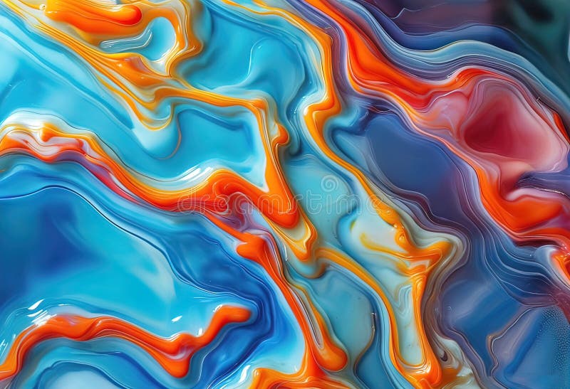 Liquid Stained Glass Texture, Abstract Creative Background Stock ...