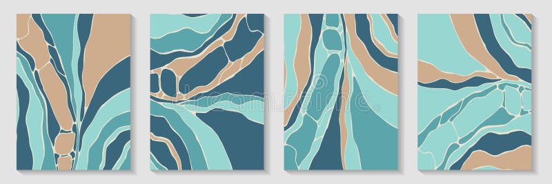 Liquid Stone Pattern Backdrop Template Collection. Beautiful Brochures ...